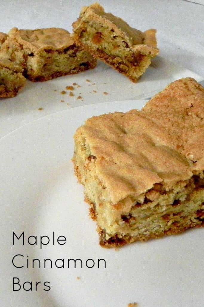 Maple Cinnamon Bars