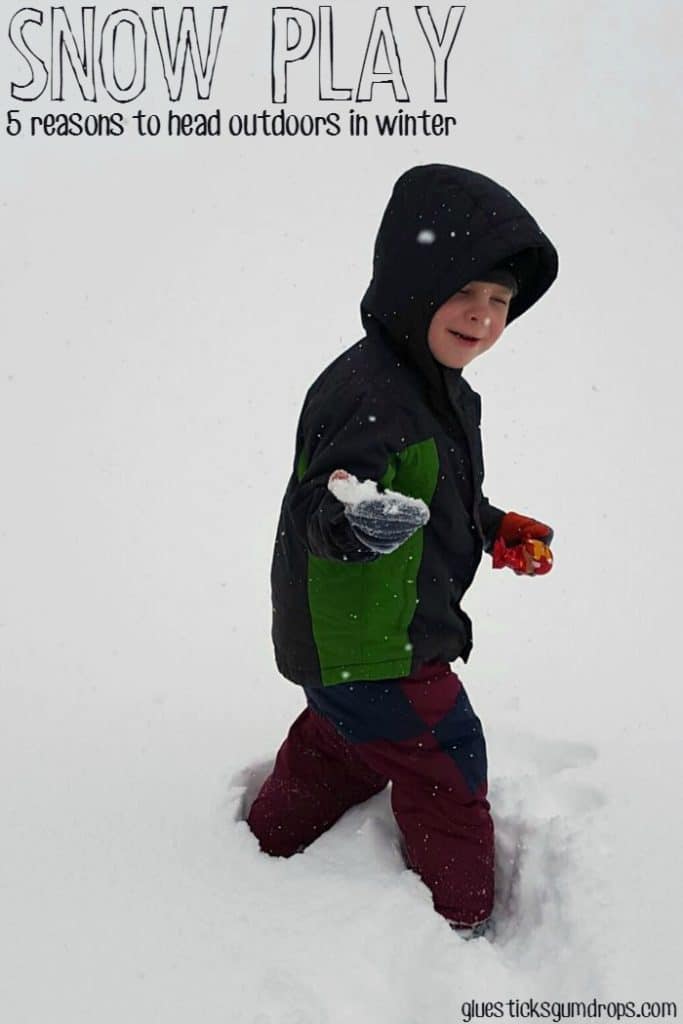 5 Reasons to Let Your Kids Play in the Snow - Glue Sticks and Gumdrops