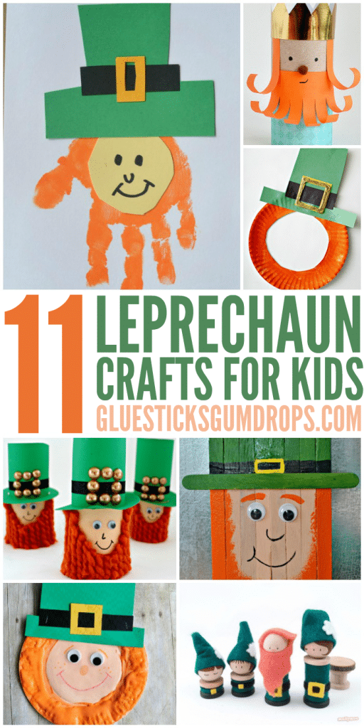 11 Lucky Leprechaun Crafts for St. Patrick's Day - Glue Sticks and Gumdrops