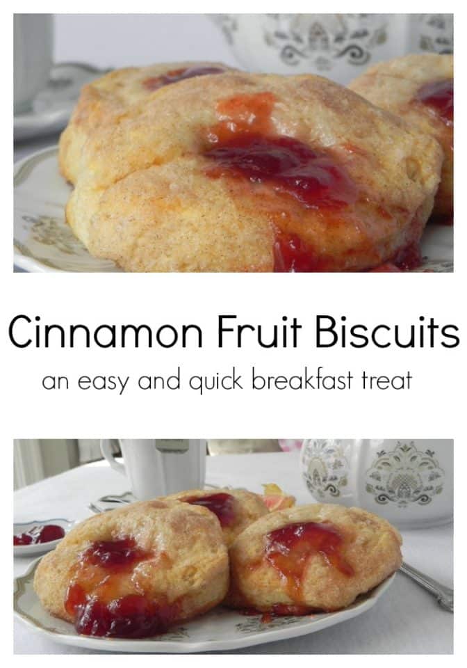 Cinnamon Fruit Biscuits - an easy and quick breakfast