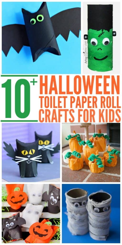10+ Easy Halloween Toilet Paper Roll Crafts - Glue Sticks and Gumdrops