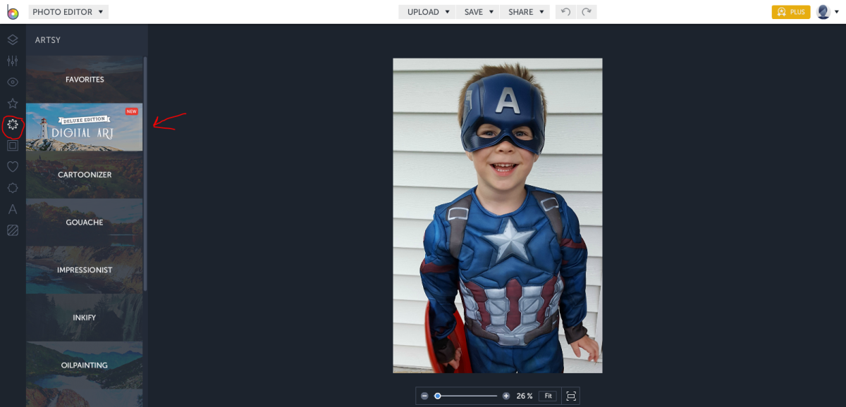 DIY Superhero Party Invitation with BeFunky - Glue Sticks and Gumdrops