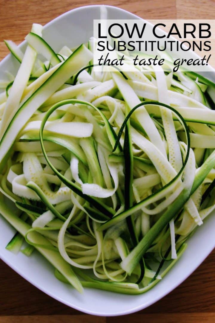 12 Super Easy Low Carb Substitutions That Taste Great