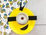 Minion Paper Plate Craft for Kids - Easy Rainy Day Activity