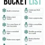 January Bucket List - Winter Fun for the Whole Family