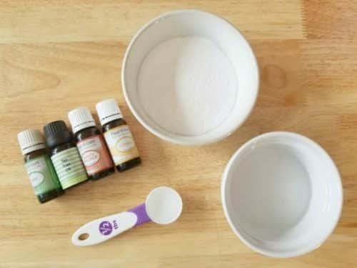 Homemade Soft Scrub Cleaner Recipe with Essential Oils