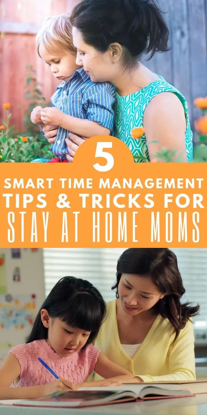 5 Time Management Tips for Stay at Home Moms - Glue Sticks and Gumdrops