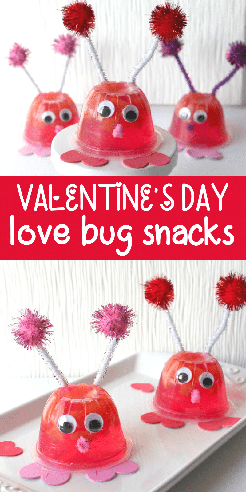 Love Bug Pre-Packaged Valentine's Day Snacks for Class Parties - Glue ...