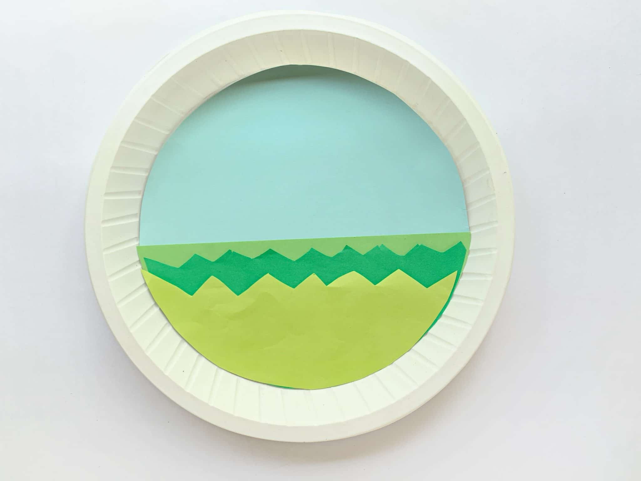 Cute Flower Garden Paper Plate Craft for Spring