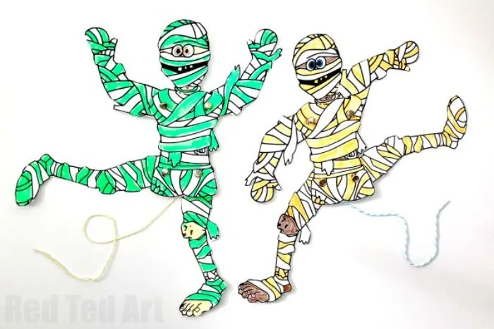 21 Marvelous Mummy Crafts for Halloween - Glue Sticks and Gumdrops