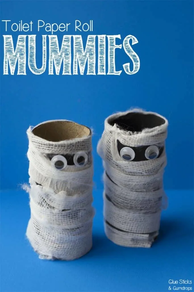 21 Marvelous Mummy Crafts for Halloween - Glue Sticks and Gumdrops