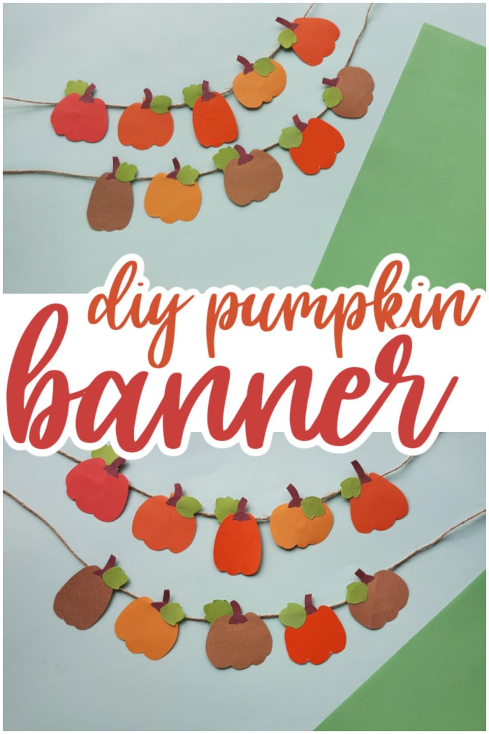 How to Make a Paper Pumpkin Banner for Fall