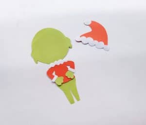 Easy Grinch Paper Craft for Christmas - Glue Sticks and Gumdrops