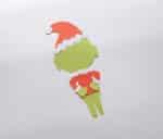 Easy Grinch Paper Craft for Christmas - Glue Sticks and Gumdrops