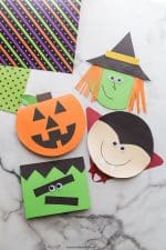 25 Easy Halloween Paper Crafts for Kids - Glue Sticks and Gumdrops