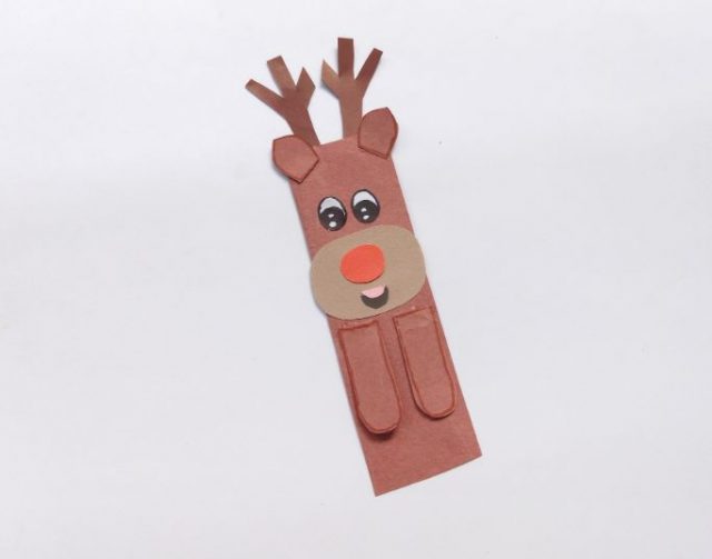 Rudolph Christmas Bookmarks with Free Printable Templates