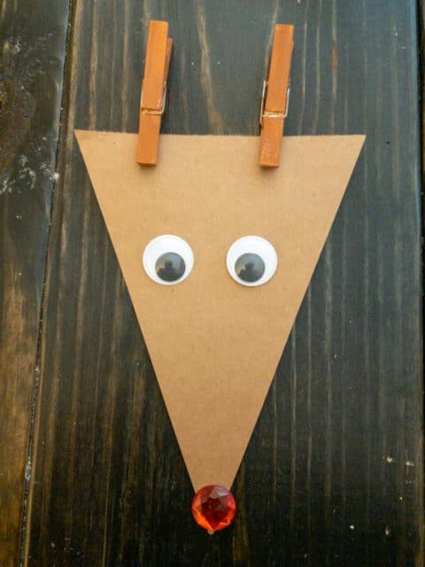 Easy and Cute Rudolph Craft for Kids