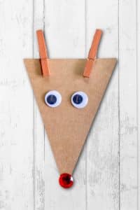 Easy and Cute Rudolph Craft for Kids