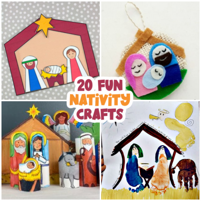 20 Nativity Crafts to Prepare for Christmas - Glue Sticks and Gumdrops