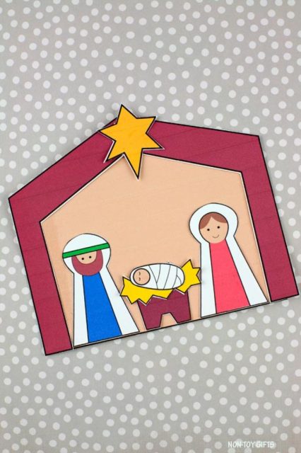 20 Nativity Crafts to Prepare for Christmas - Glue Sticks and Gumdrops