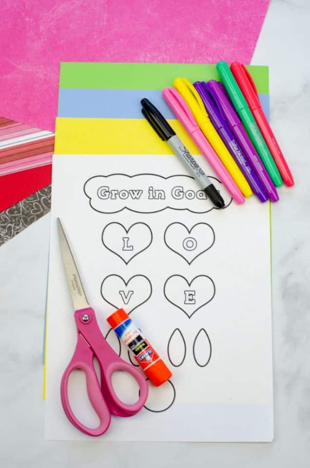 God's Love Sunday School Valentine Craft