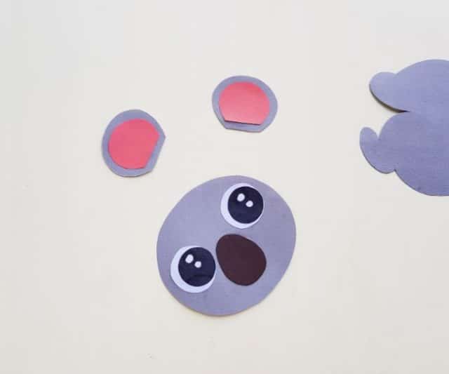 Cute Koala Craft for Valentine's Day - Glue Sticks and Gumdrops