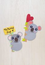Cute Koala Craft for Valentine's Day - Glue Sticks and Gumdrops