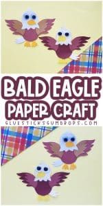 Bald Eagle Craft with Free Printable Template