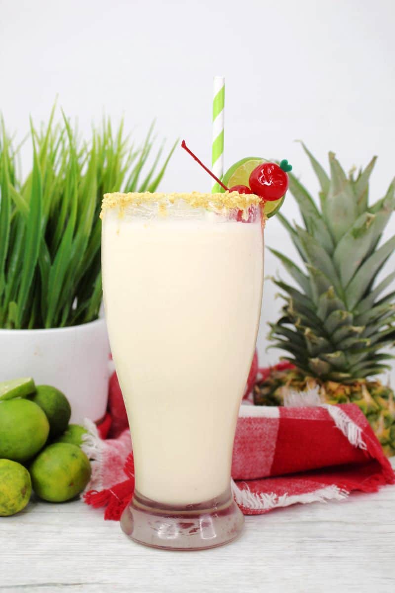 The Key Lime Colada: The Perfect Tropical Drink - Glue Sticks and Gumdrops
