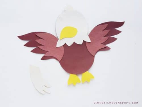 Bald Eagle Craft with Free Printable Template