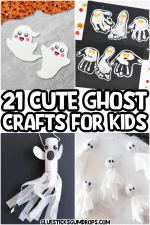 21 Ghost Crafts to Make Halloween Extra Spooky - Glue Sticks and Gumdrops