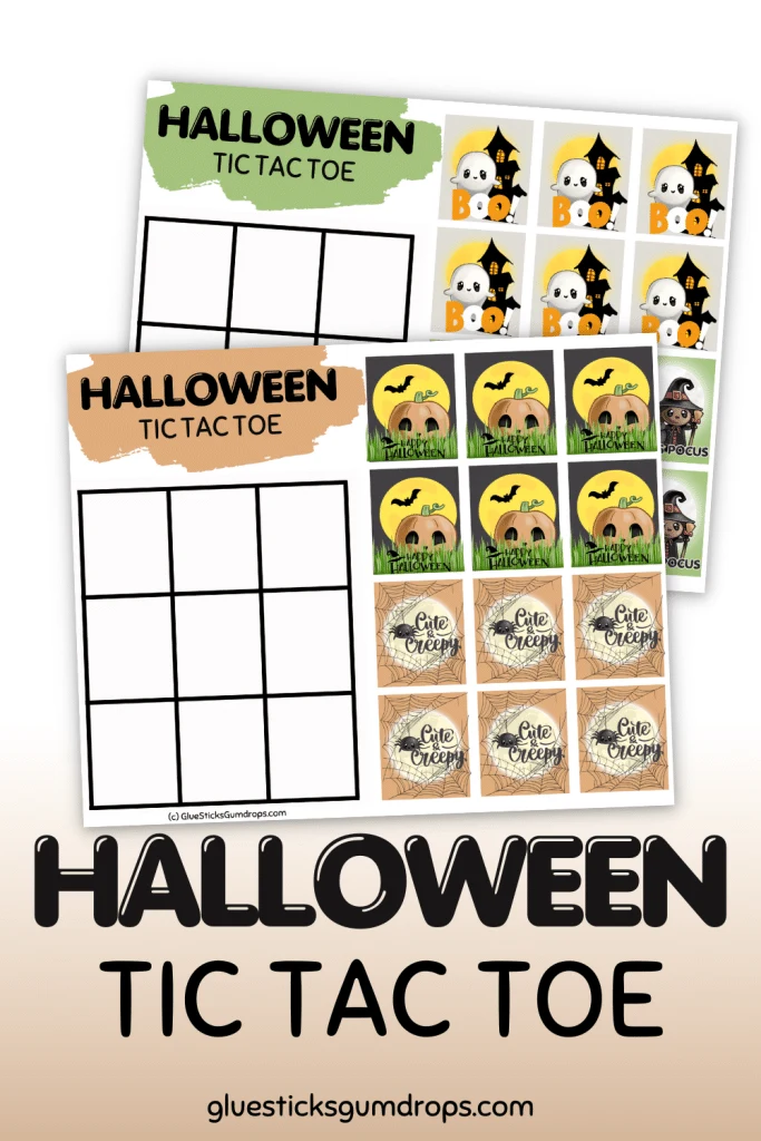 Free Printable Halloween Games for Kids - Glue Sticks and Gumdrops