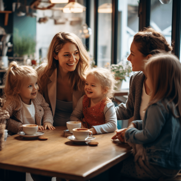 How to Host a Coffee Playdate for Moms - Glue Sticks and Gumdrops