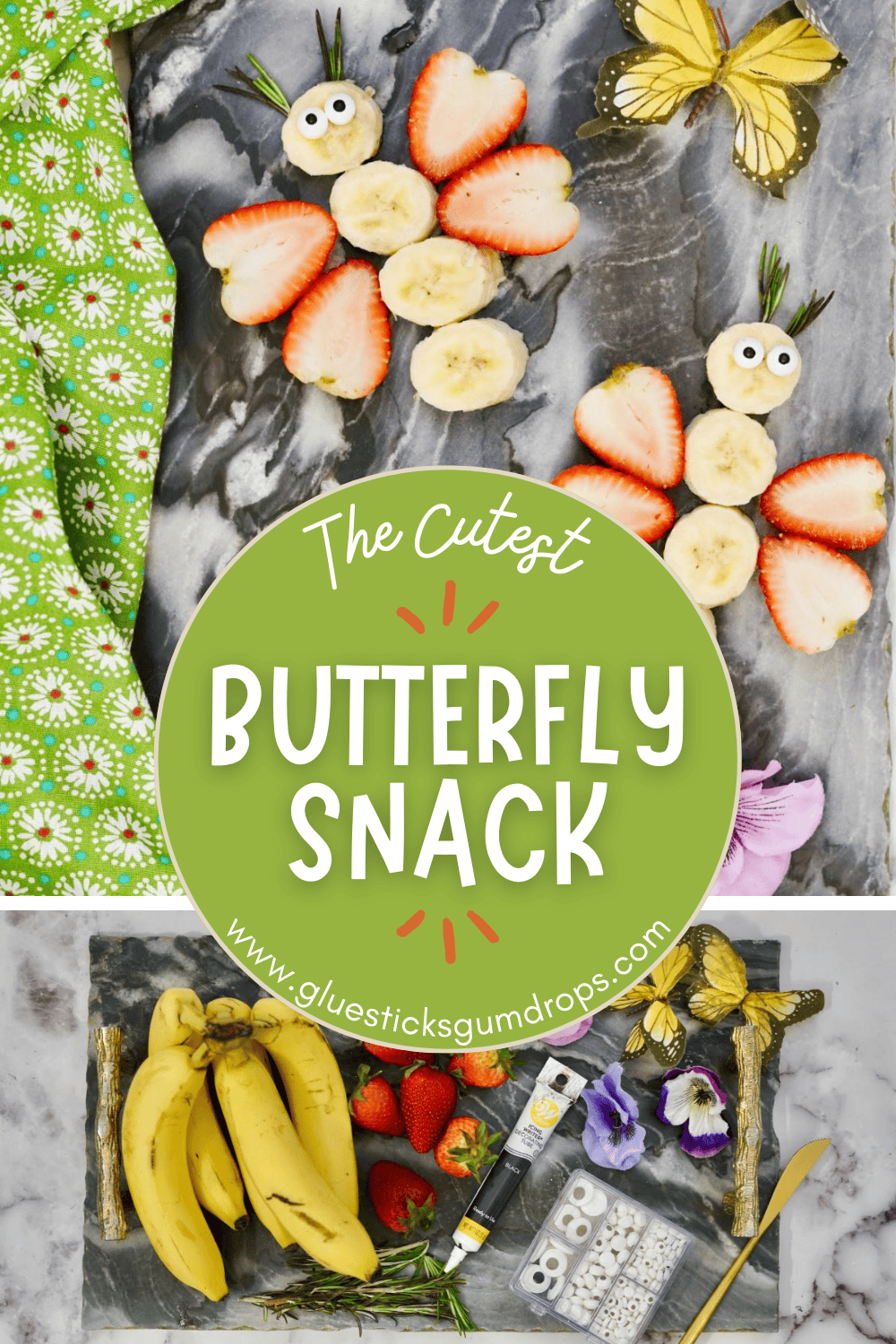 The Cutest Butterfly Fruit Snack for Kids