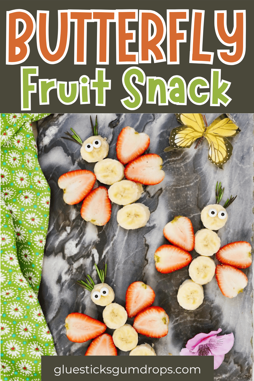 The Cutest Butterfly Fruit Snack for Kids