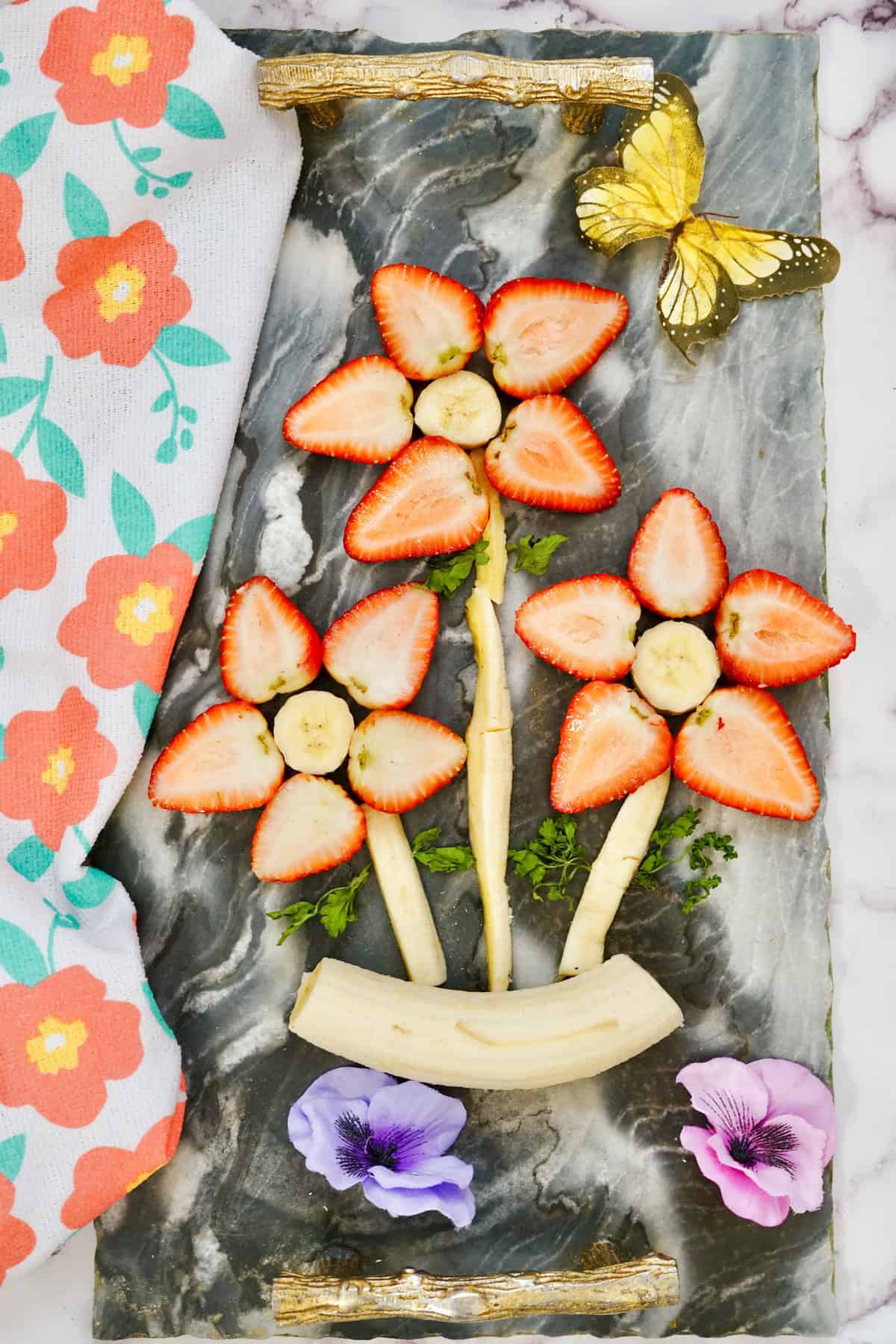 Fruit Flower - Fun Food Art for Kids