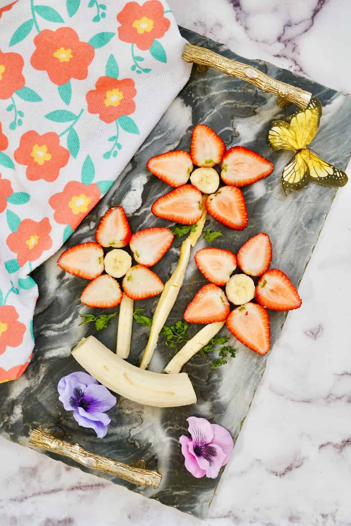 Fruit Flower - Fun Food Art for Kids