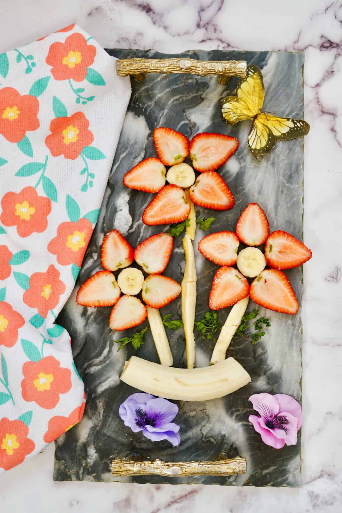 Fruit Flower - Fun Food Art for Kids