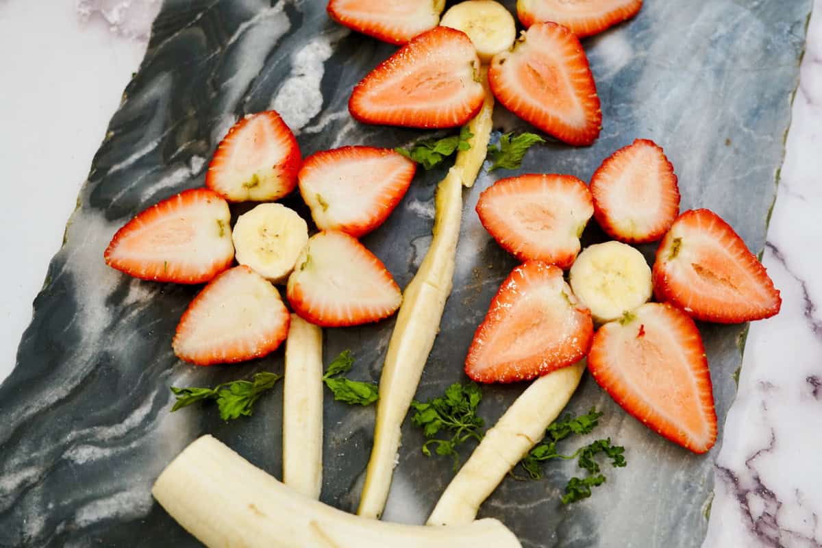 Fruit Flower - Fun Food Art for Kids