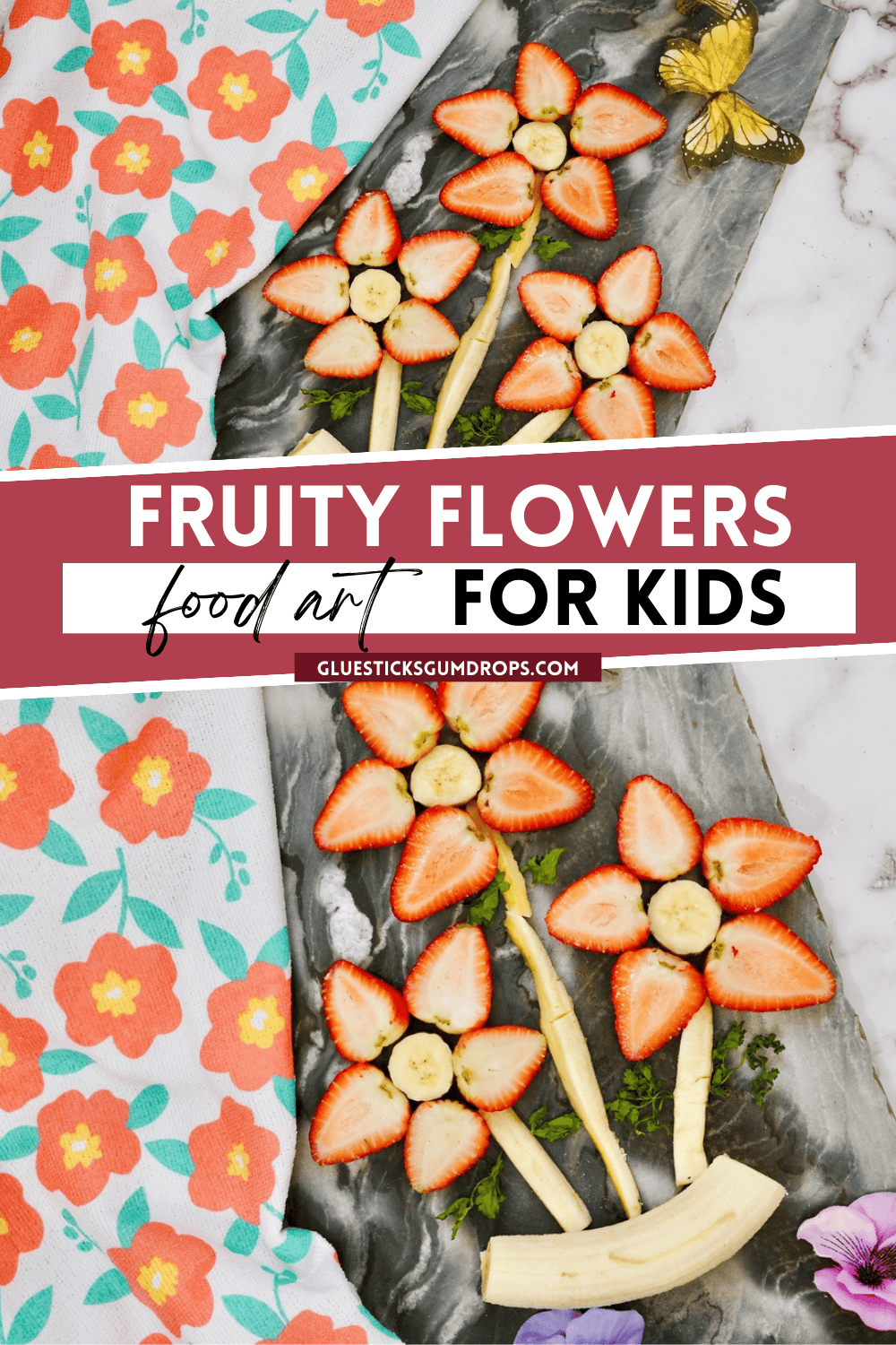 Fruit Flower - Fun Food Art for Kids