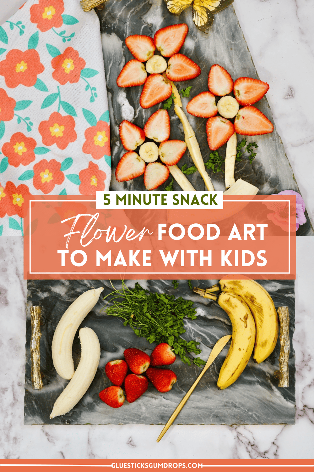 Fruit Flower - Fun Food Art for Kids