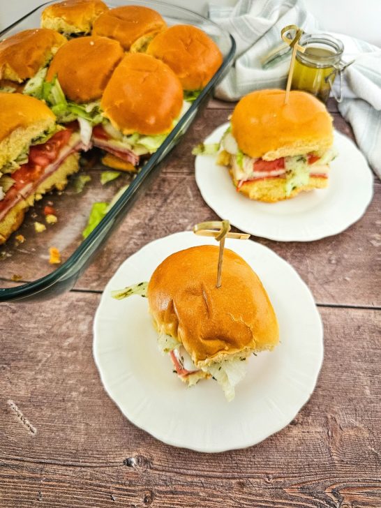 Cold Italian Sub Sliders - Perfect for Lunches & Picnics