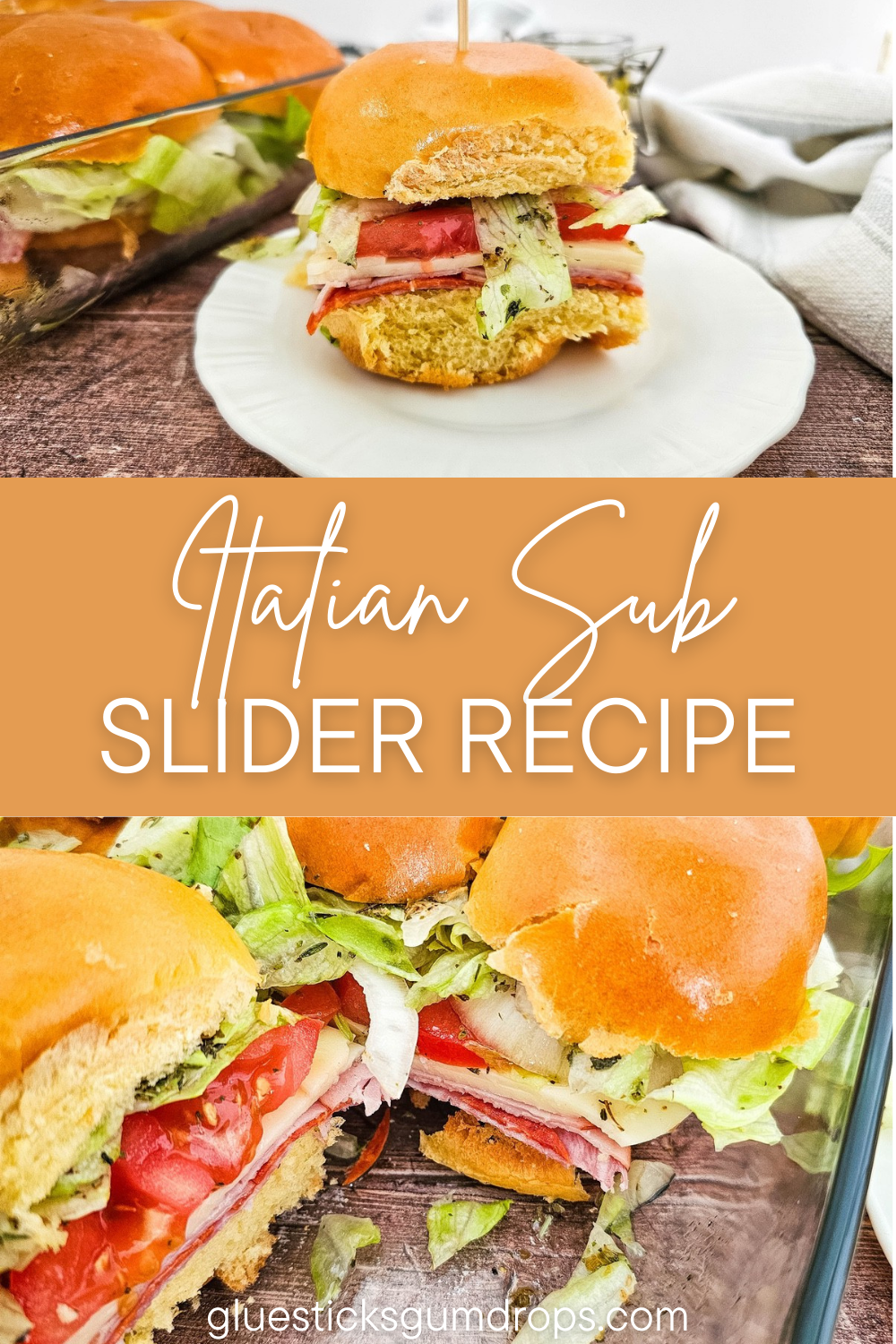 Cold Italian Sub Sliders - Perfect for Lunches & Picnics